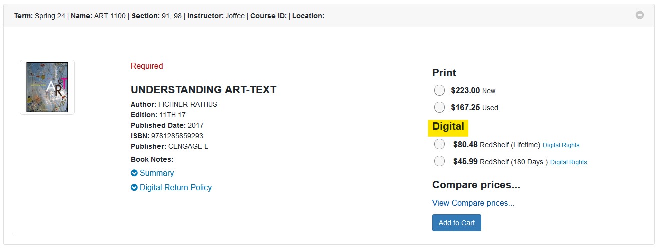 Digital Course Materials